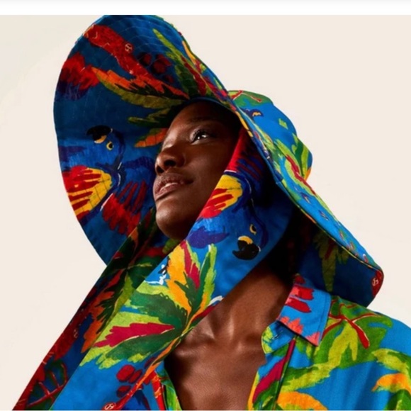 FARM Rio | Accessories | Farm Rio Sunny Day Hat Wide Rim New With Tags ...